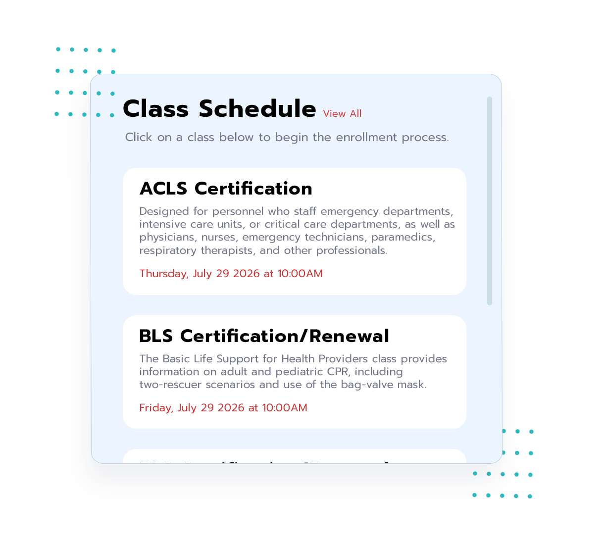 Enrollware Class Registration and Management Software